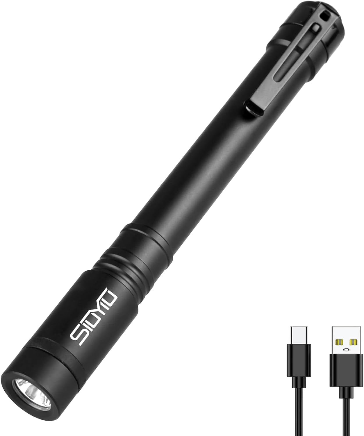 LED Pen Light, Mini Flashlight 600 Lumens, Powerful EDC Flashlight with ...