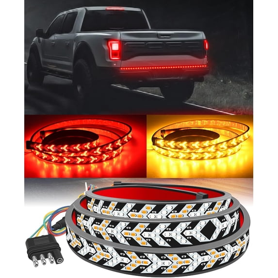 LED Pickup Truck Tail Light Strip,Truck Tailgate Dynamic Light Bar ...