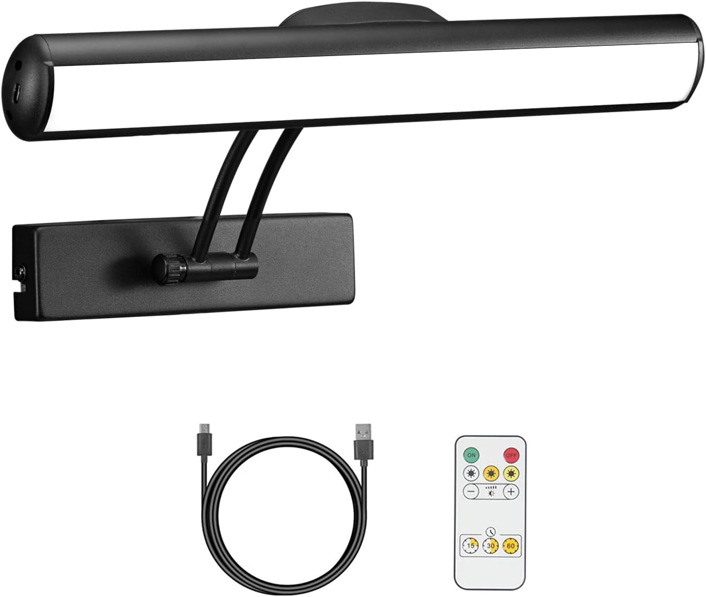 LED Picture Light with Remote, Rechargeable Painting Light, Dartboard ...