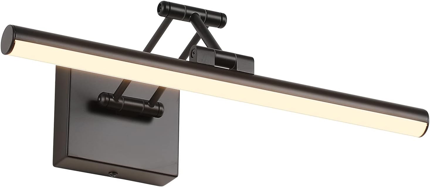 LED Picture Lights for Paintings Dimmable 15.5 Inch Long Hard-Wired Art ...