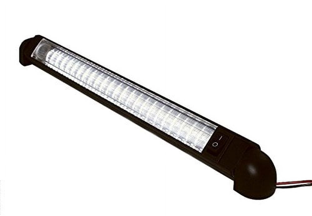 LED Pivoting Rail Lamp, 12" Lamp, 24V DC LED Courtesy Convenience lamp ...