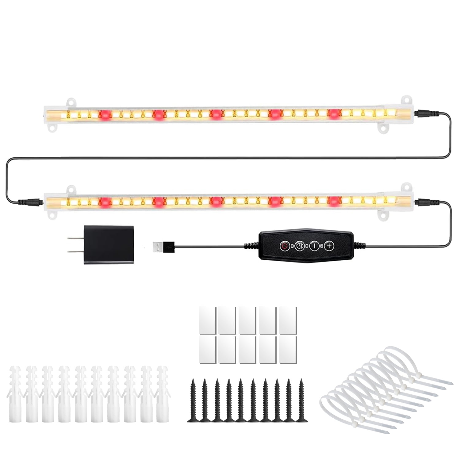 LED Plant Grow Light Strips TeqHome Full Spectrum Plant Growing Lamp ...