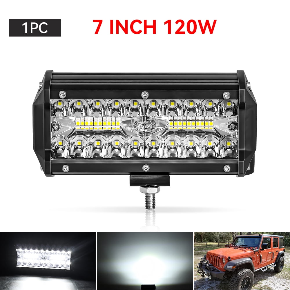 LED Pods 120W Off road Driving Light LED Work Light Bar Spot Flood ...