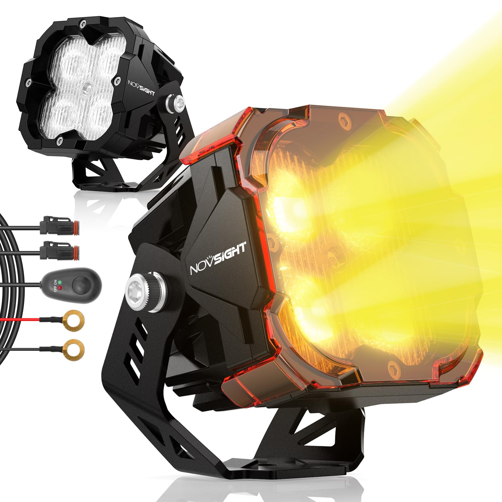 LED Pods Lights 3 Inch, SAE Off Road LED Lights Pods Waterproof Off ...