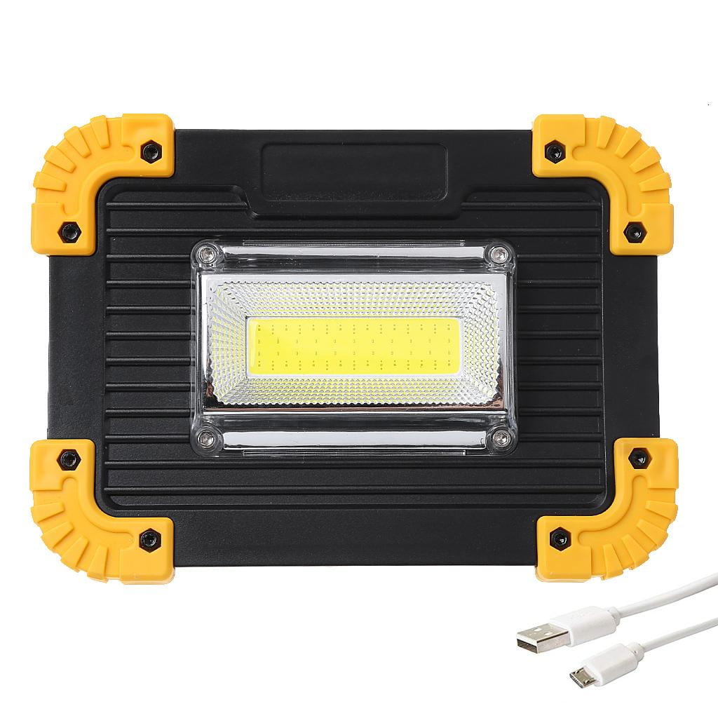 LED Portable Work Lamp Waterproof Rechargeable Light 3 Mode Camping ...