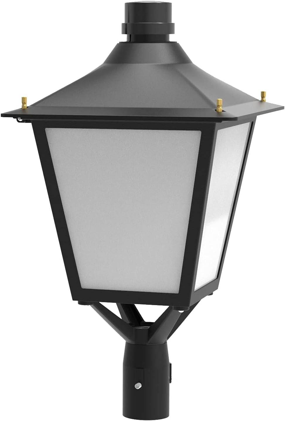 LED Post Top Pole Light - 30W Outdoor Pathway and Street Area Fixture ...