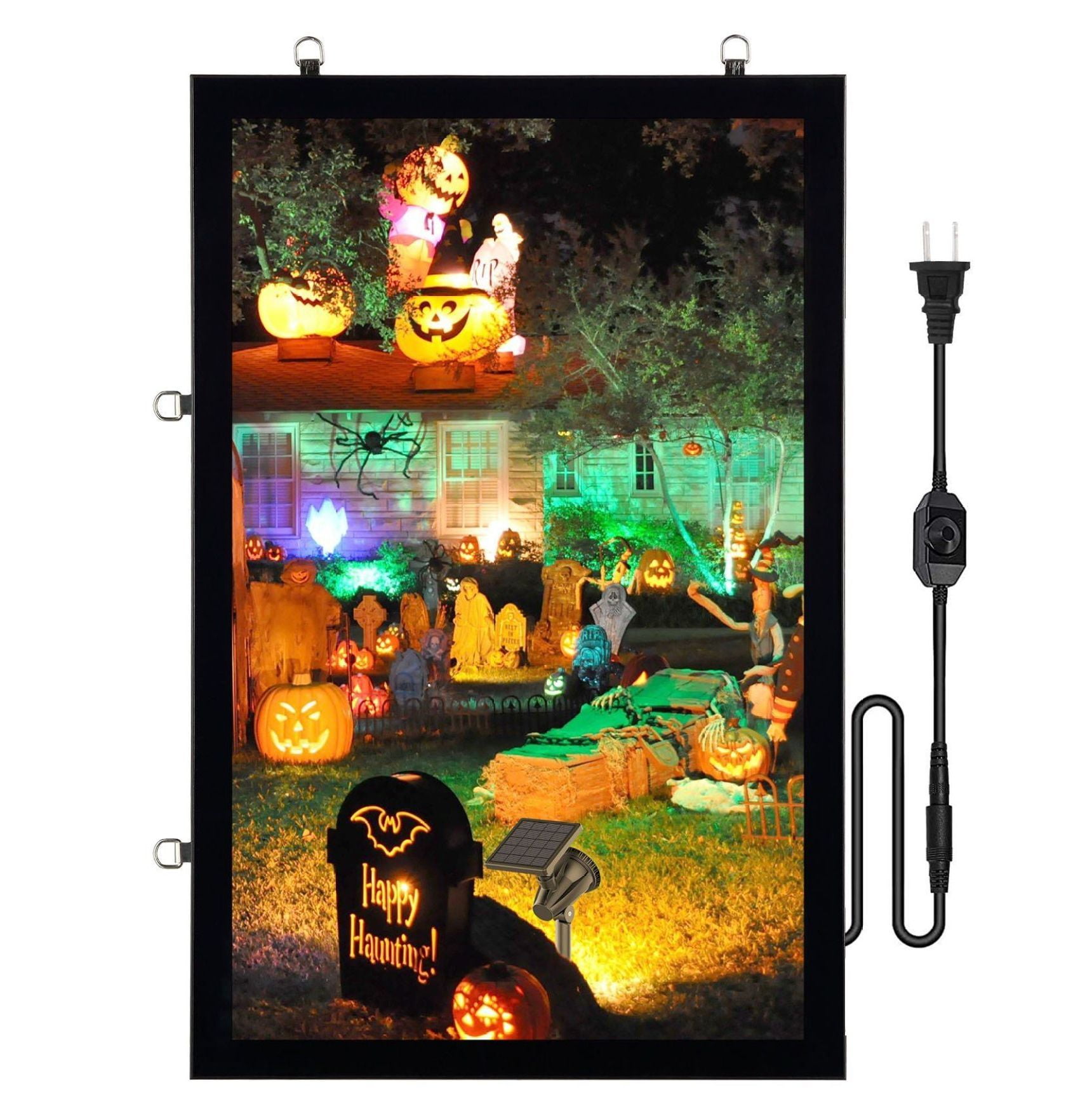 LED Poster Frame 24x36, Black Backlit Sign, Aluminum Display Frame ...