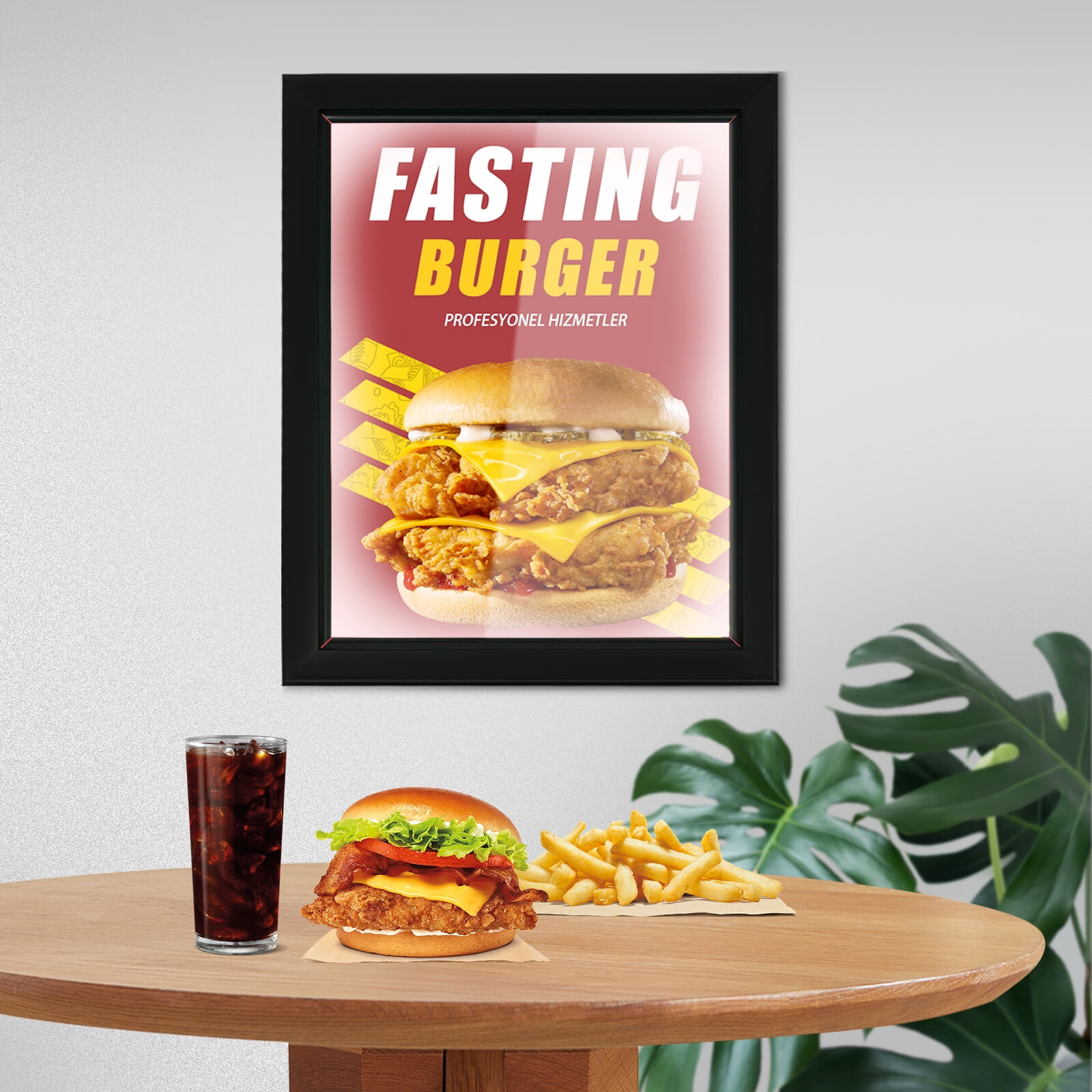 LED Poster Frame, Advertising Sign Holder, Wall Frame 16" x 20" for ...