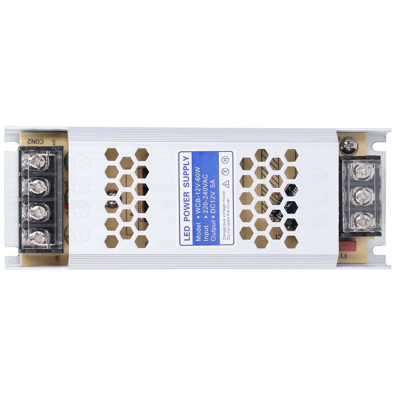 Neyseki LED Power Supply Switching Driver Adapter UltraThin Long Strip ...