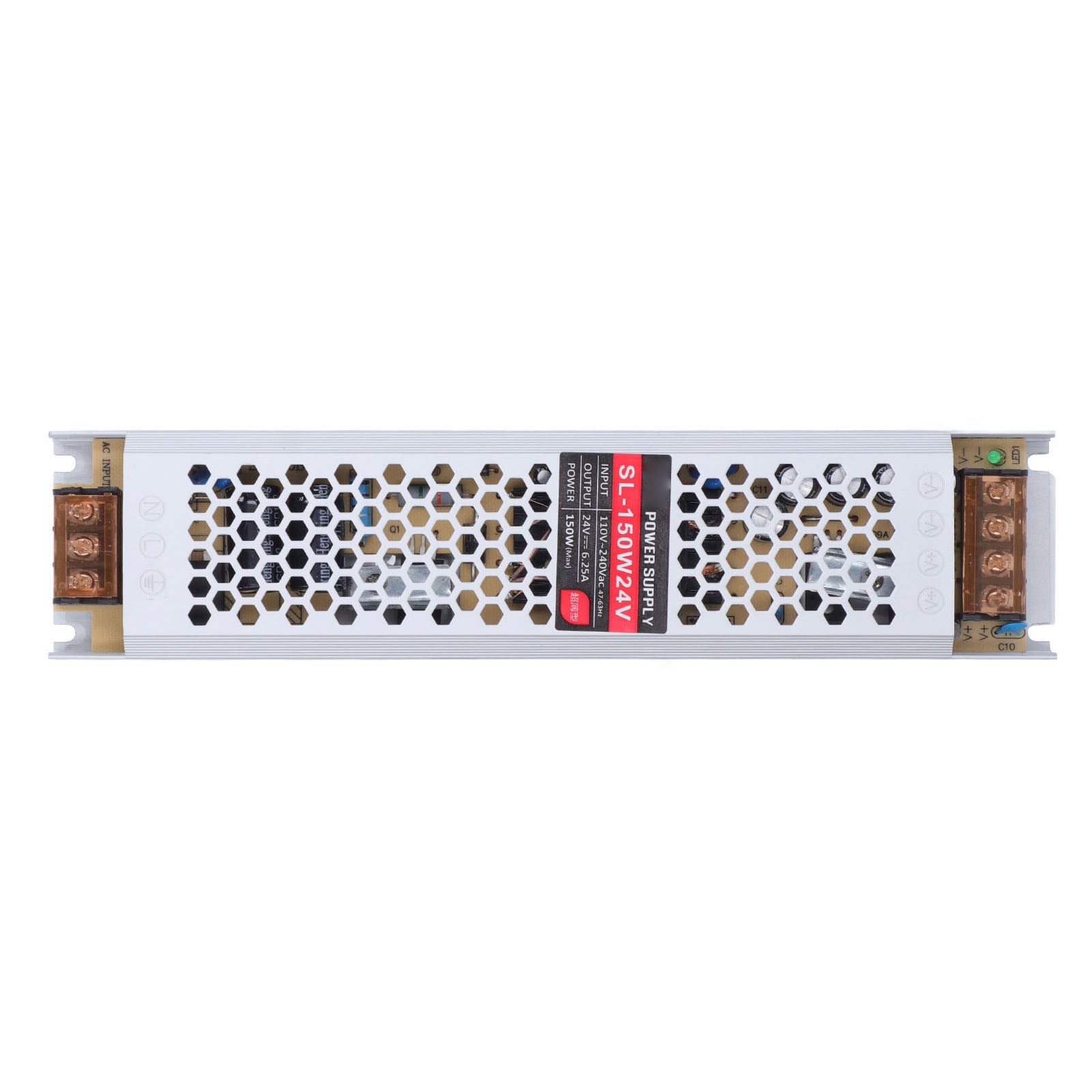 LED Power Supply Ultra Thin 110V‑240VAC AC Input 24V 6.25A 150W Output ...