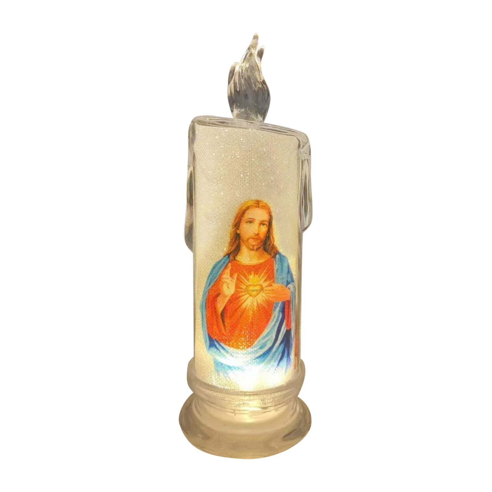 LED Prayer Flameless Candles Divine : LED Flameless Candle For Prayer ...