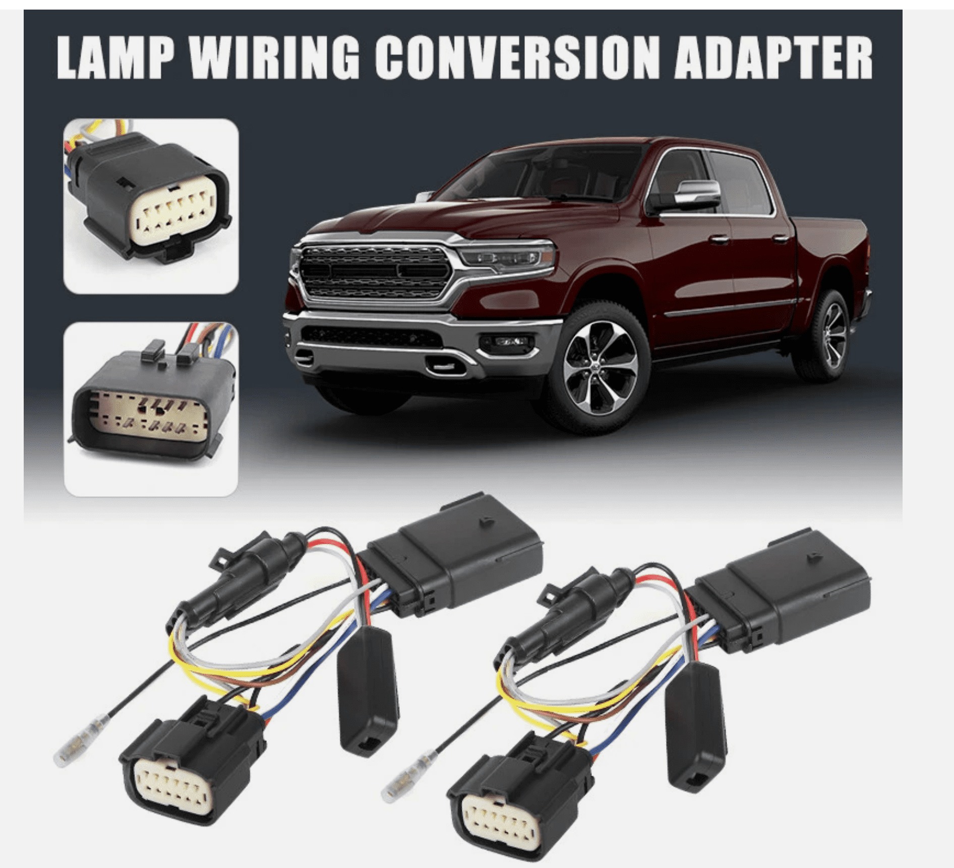 LED Projector Headlight Conversion Kit for Dodge Ram 2500/3500 2019 ...