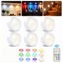 Bright Basics SBB2WPL08 Wireless Led Puck Lights - Walmart.com