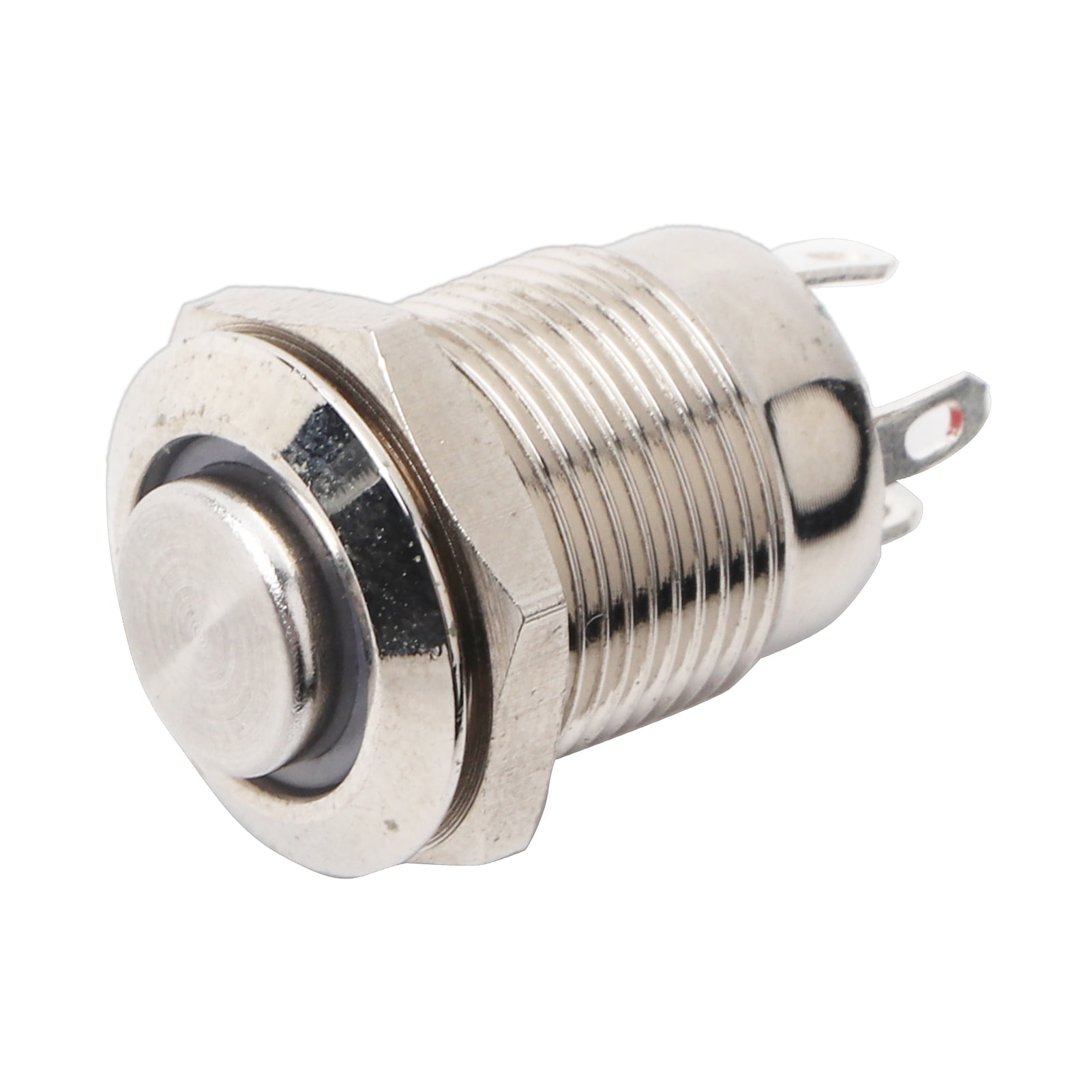 LED Push Button Switch, 12mm LED Power Push Button Switch Brass ...