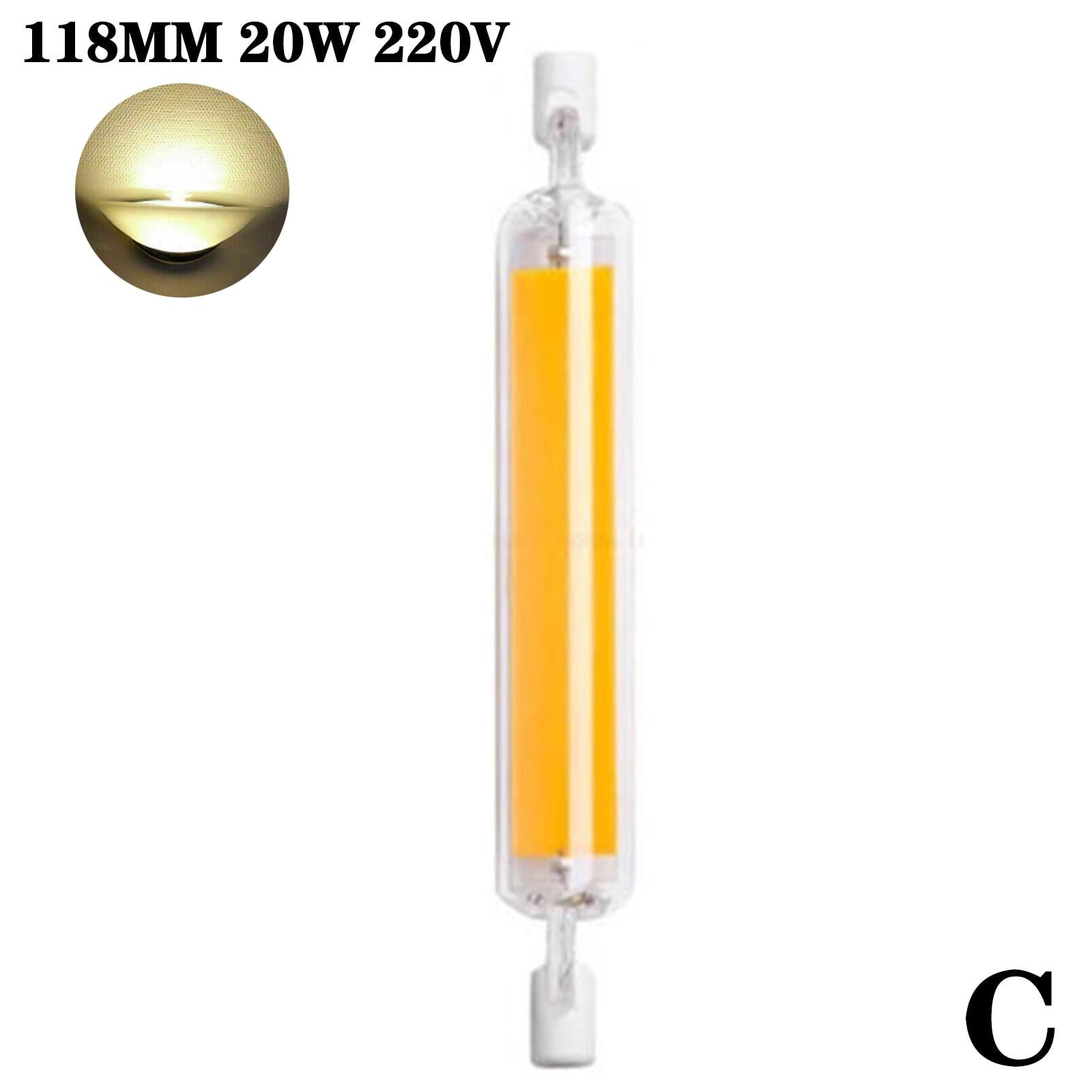 LED R7S 78mm 15W 30W High Powerful Spotlight 118mm 110V Bulb COB-Lamp ...