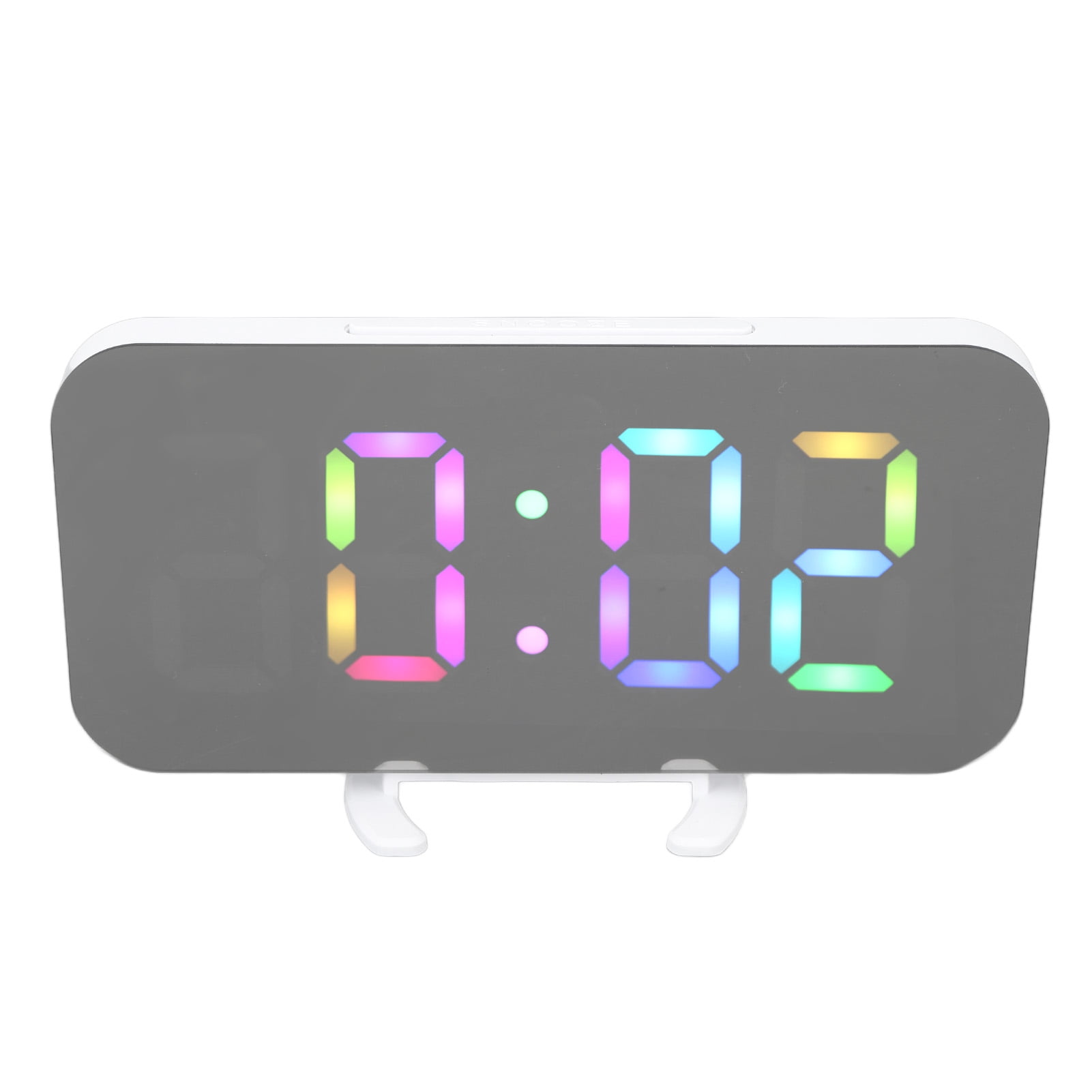LED RGB Digital Alarm Clock 6.5in Smart Mirror Alarm Clock Dynamic ... LED RGB Digital Alarm Clock 6.5in Smart Mirror Alarm Clock Dynamic ...
