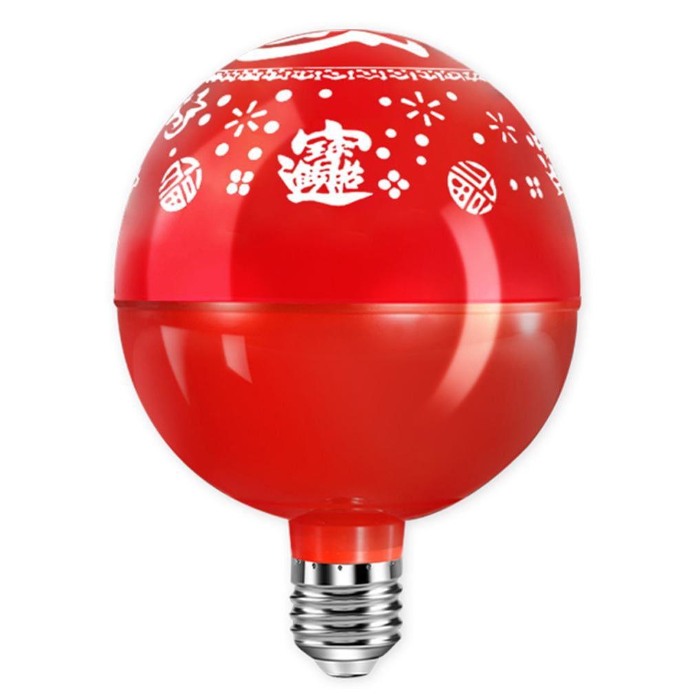 LED RGB E27 Lamp Bulb Festive Lamp Projector Auto Rotating Stage T7N7 ...