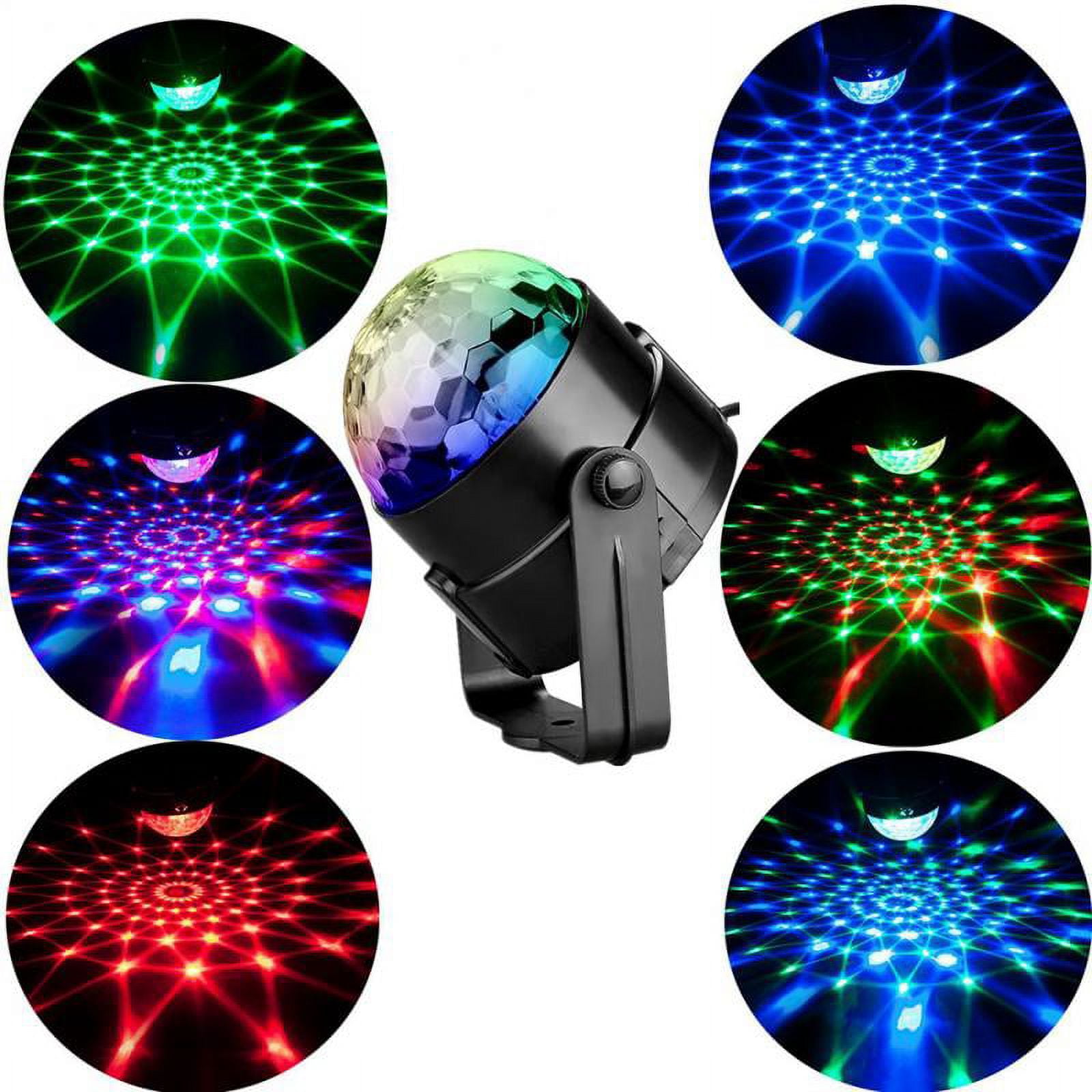 LED RGB Magic Ball Light Remote Control Stage Effect Lamp - Walmart.com