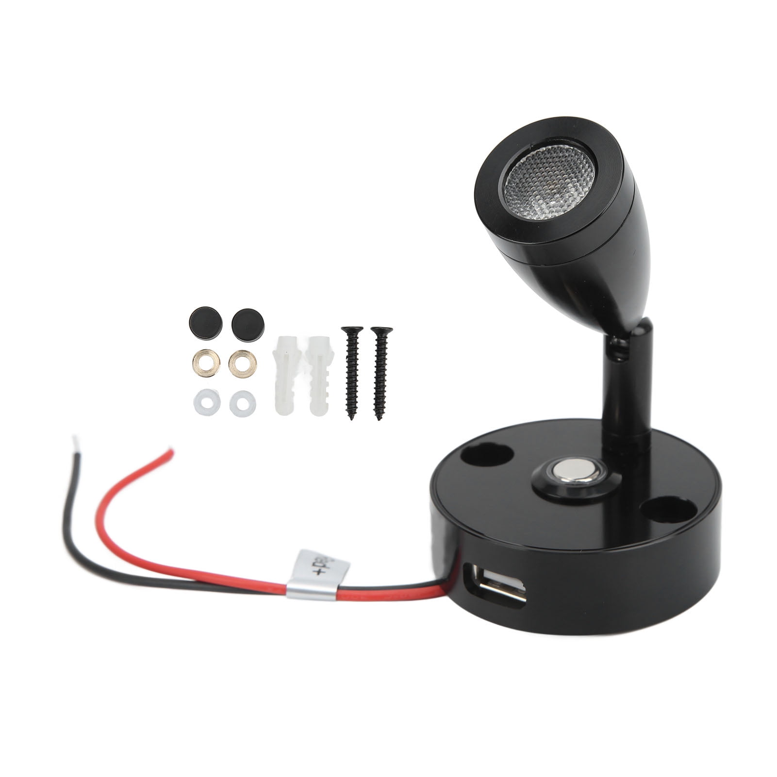 LED RV Reading Light, 270° Rotatable, Touch Dimming 12-24V 3W, for ...