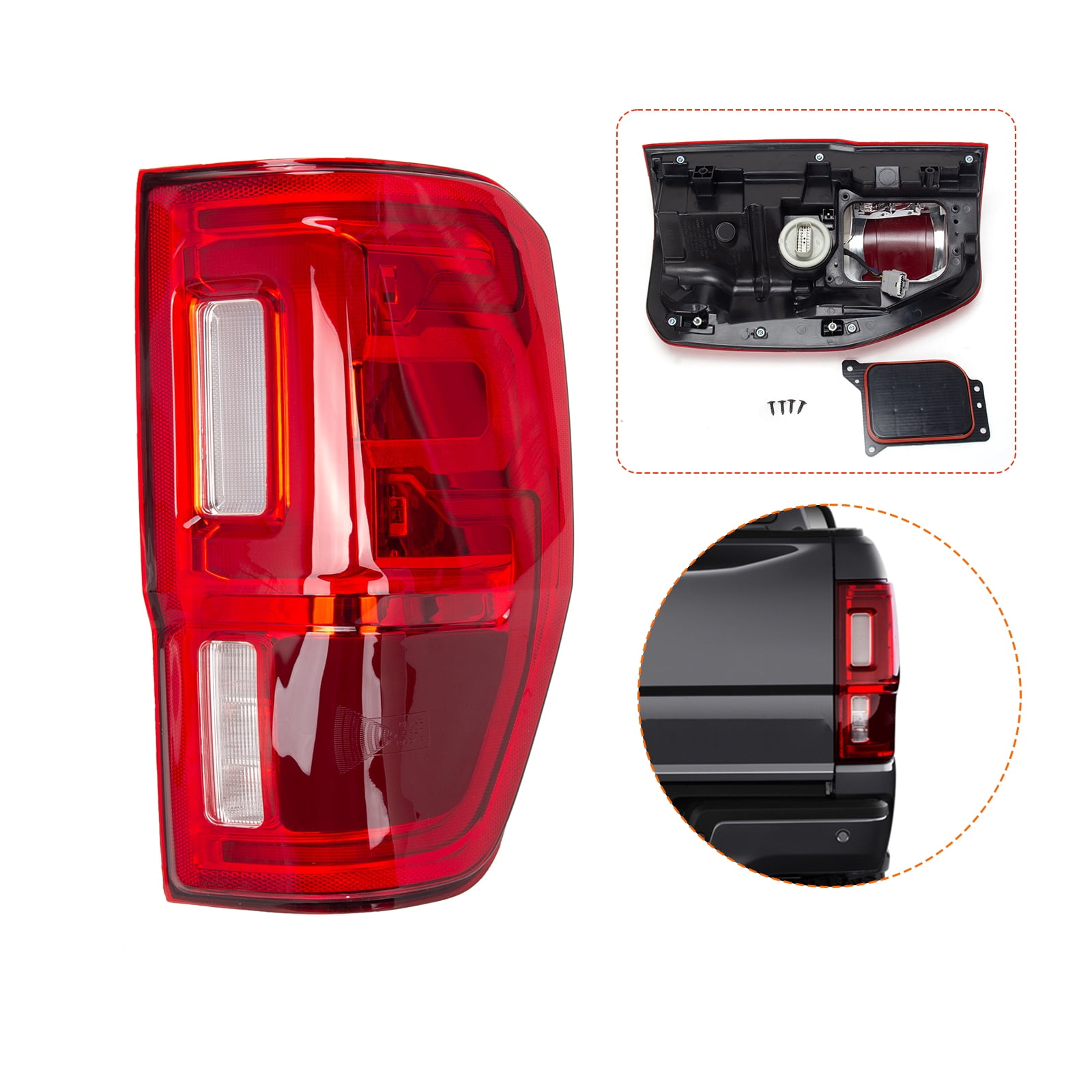 LED Rear Tail Light Brake with Blind Spot For 2019-2023 Ford Ranger ...