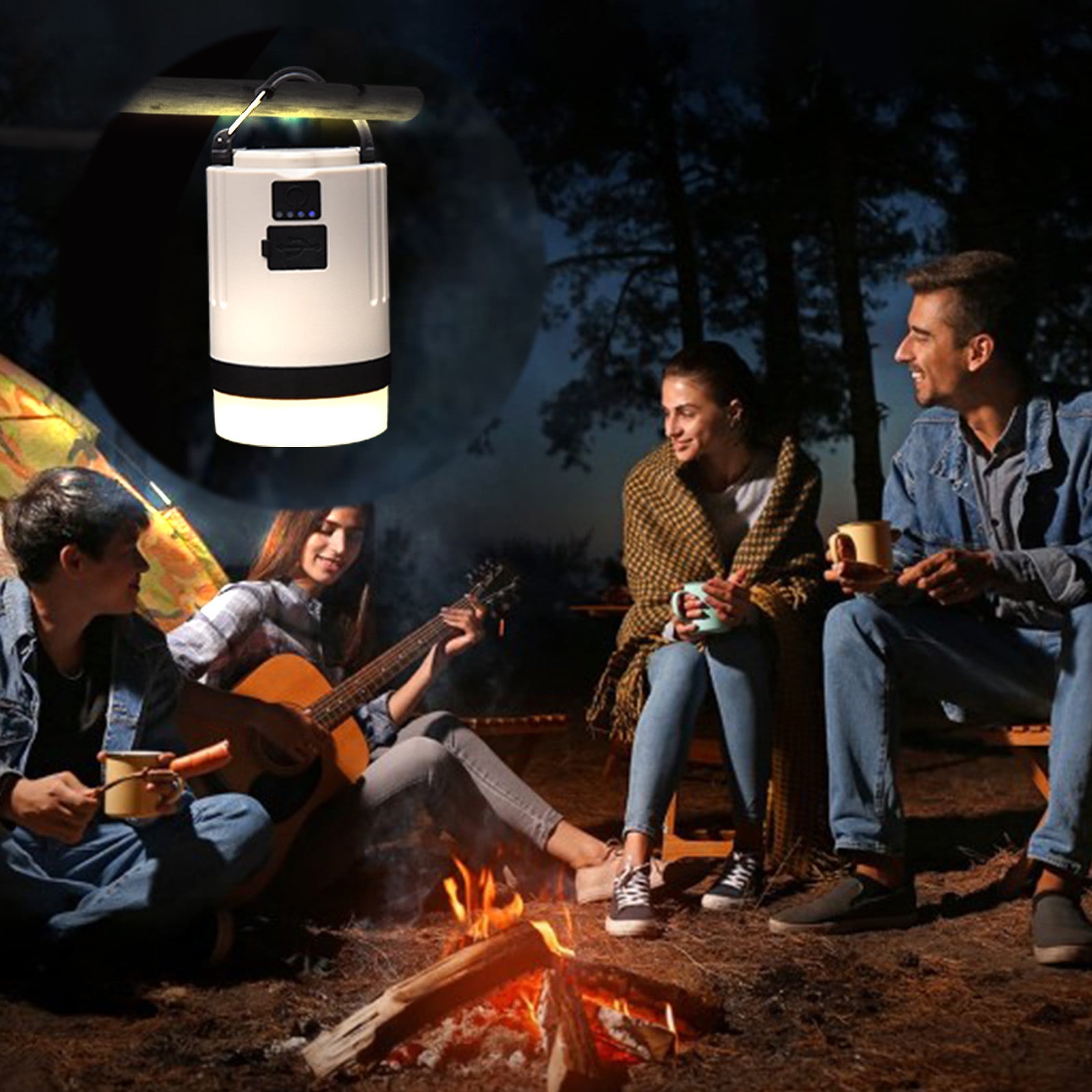 LED Rechargeable Camping Lantern, Water Resistants Tent Light, Long ...