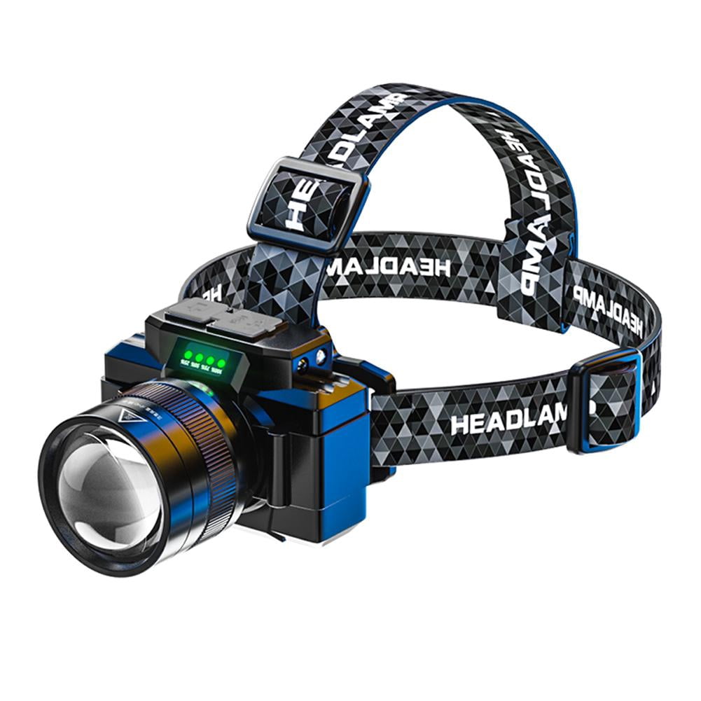LED Rechargeable Headlamp, 1200 Lumens Super Bright Head Lamp with Long ...