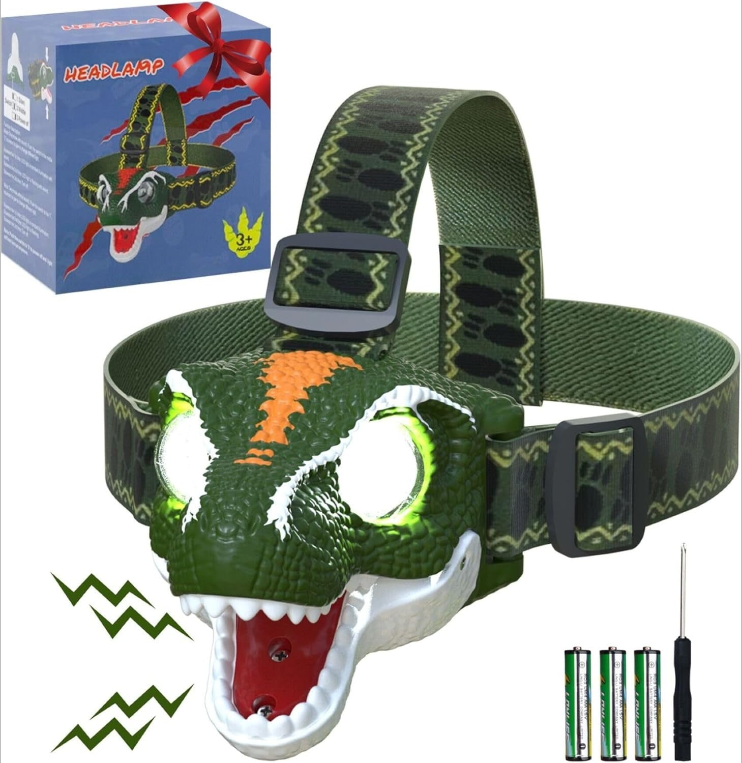 LED Rechargeable Headlamp for Kids Flashlight Camping Gear, Outdoor ...