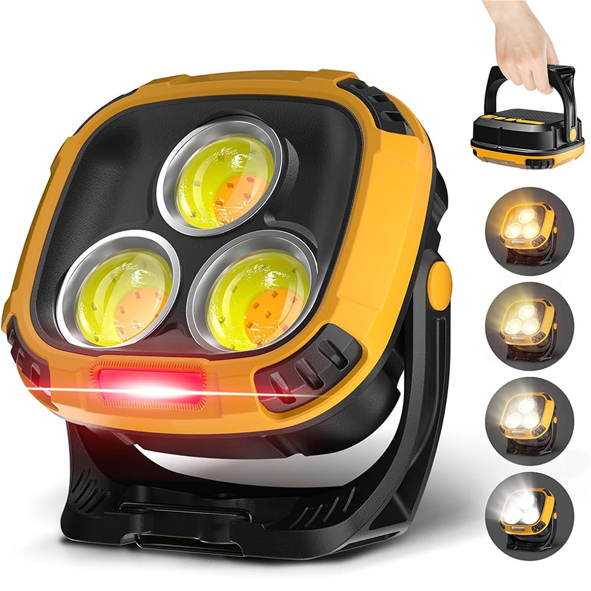 LED Rechargeable Work Lights, Portable Work Light for Emergency Camping ...