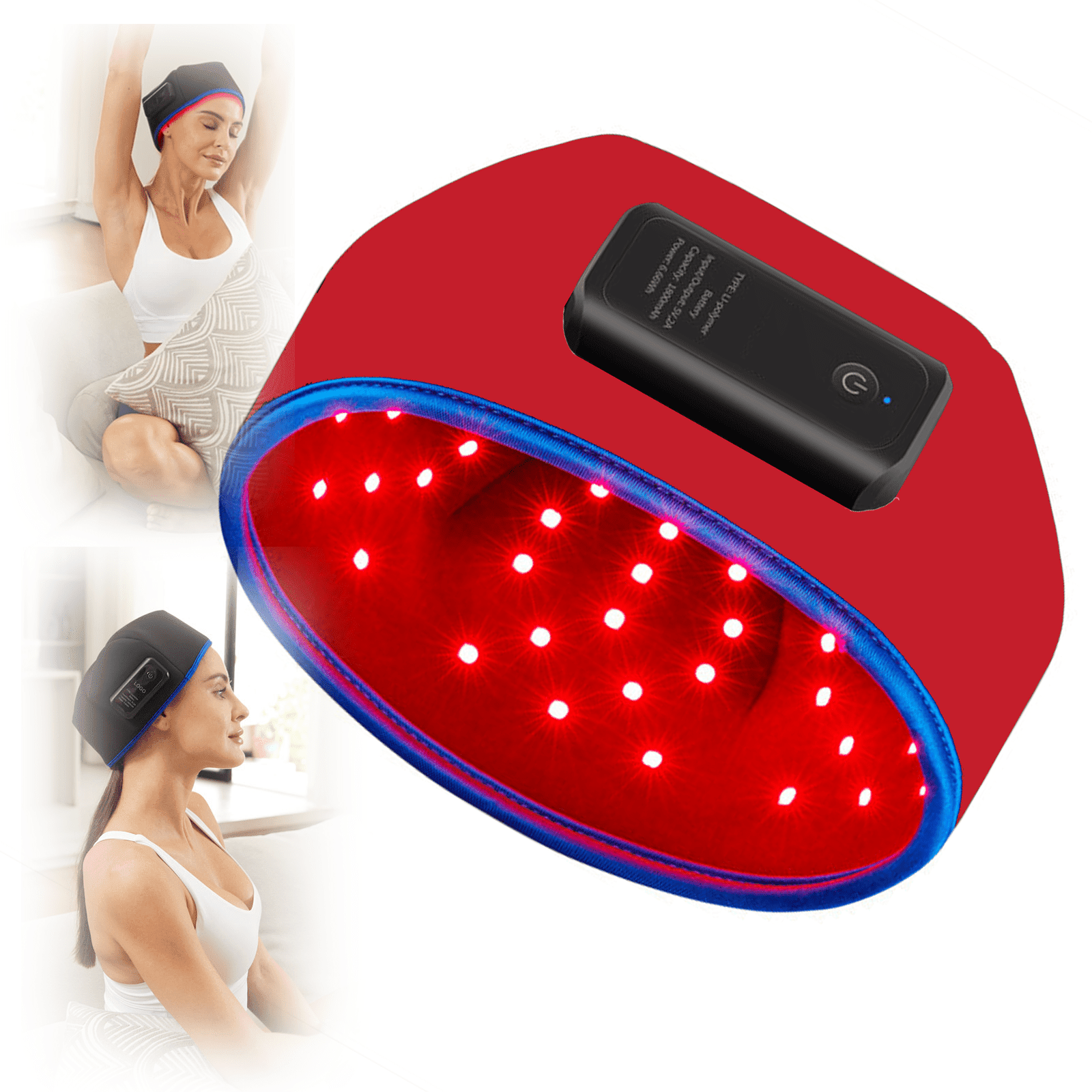 Docreld LED Red Light Therapy Hat,Laser Hair Growth Cap,Hair Growth ...