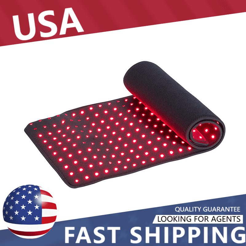 LED Red Light Therapy Pad Infrared Full Body Mat For Back Muscle Pain ...