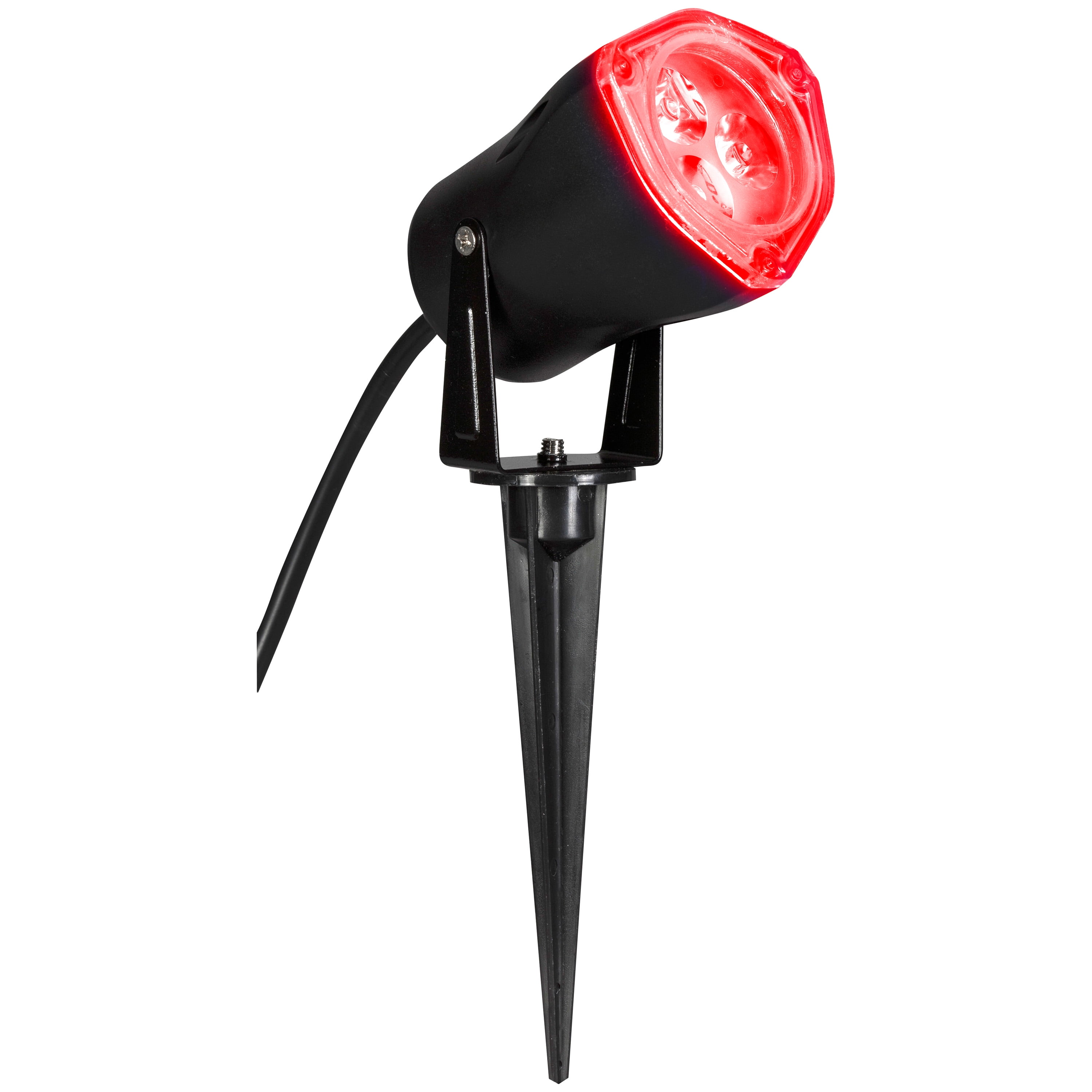 Gemmy Industries Christmas LED Spotlight - Super Bright Red for Holiday ...