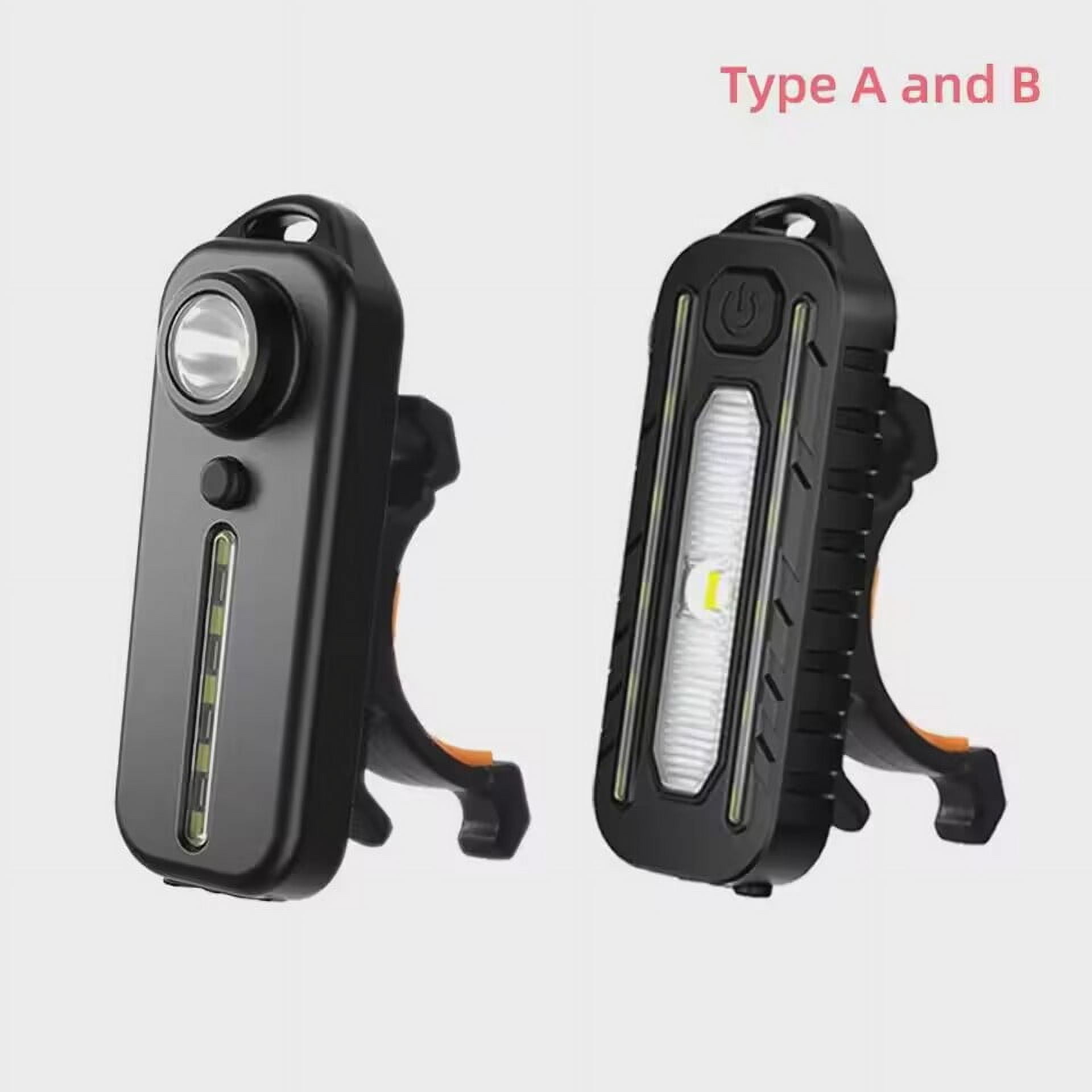 LED Red and Blue Shoulder Police Light with Clip USB Rechargeable ...