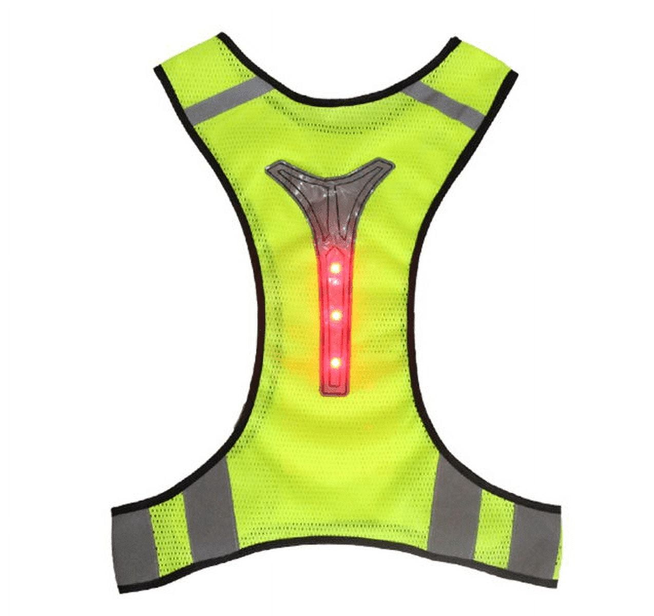 LED Reflective Night Running Cycling Safety Warning High Visibility ...