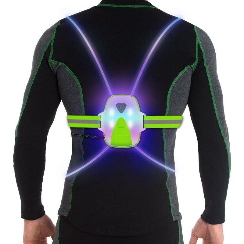 LED Reflective Running Vest Lights for Runners, Running Lights with ...