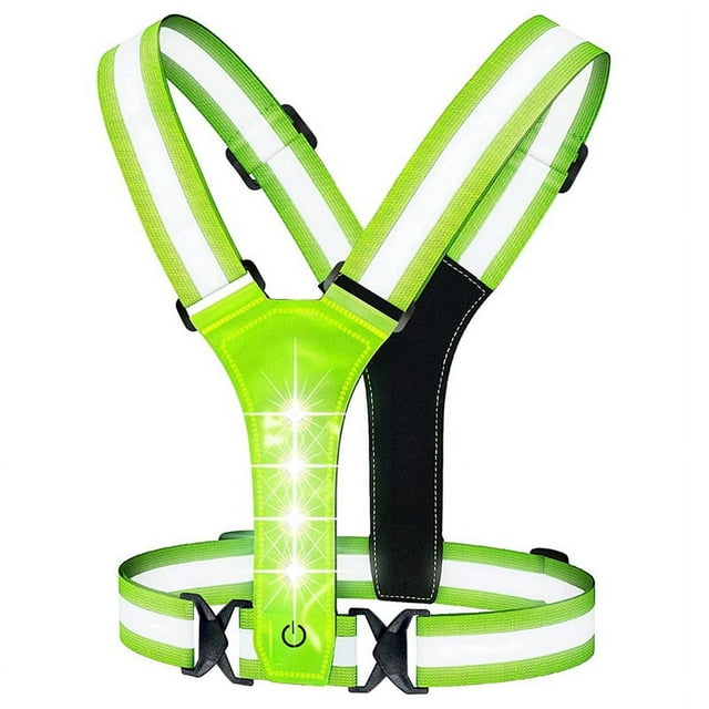 LED Reflective Running Vest,Perfect for Running,Walking,Cycling ...