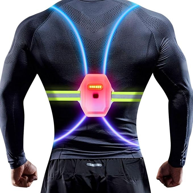 LED Reflective Vest With Front Light,Multi-Color High Visibility ...