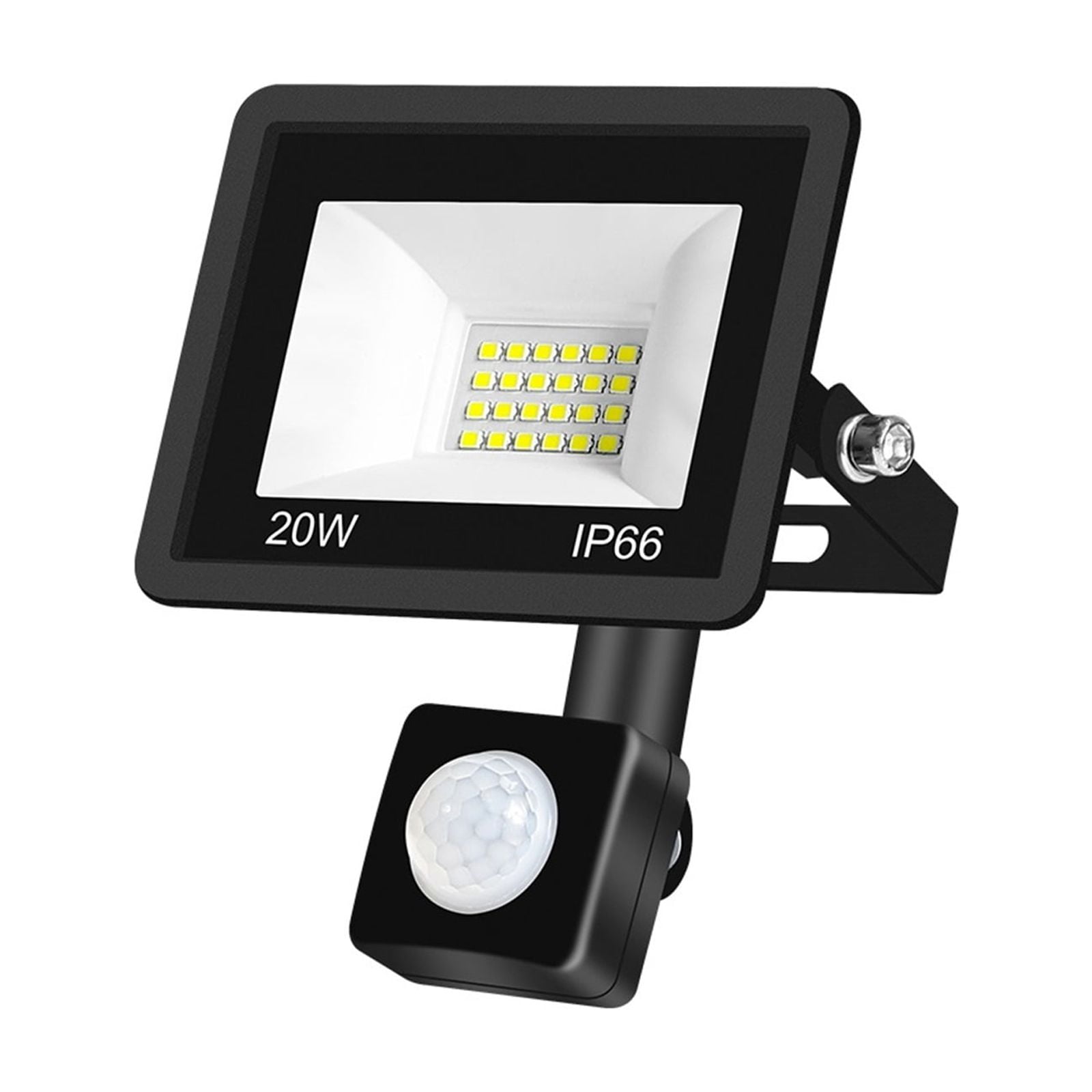 LED Reflector Floodlight PIR Motion Sensor Wall Lamp IP66 Waterproof ...