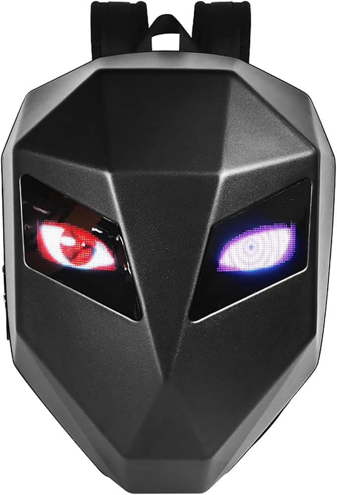 LED Rider Backpack Hard Shell Motorcycle Riding Backpack Travel Bag ...