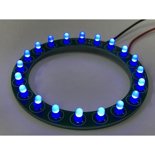 LED Ring - 1inch 5mm - UV LEDS Built and Tested - Walmart.com