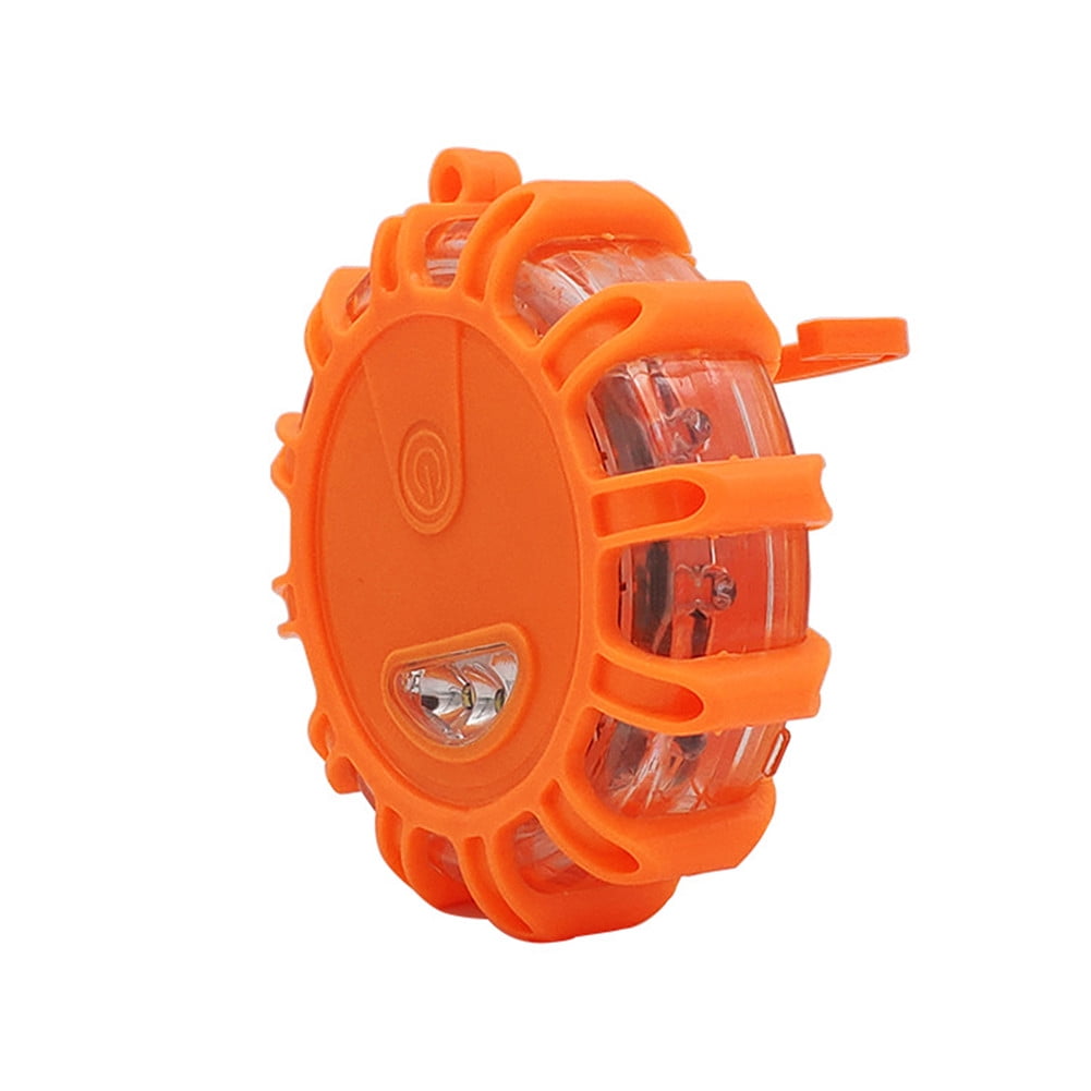 Led Road Flares Safety Flashing Warning Light Roadside Emergency Disc
