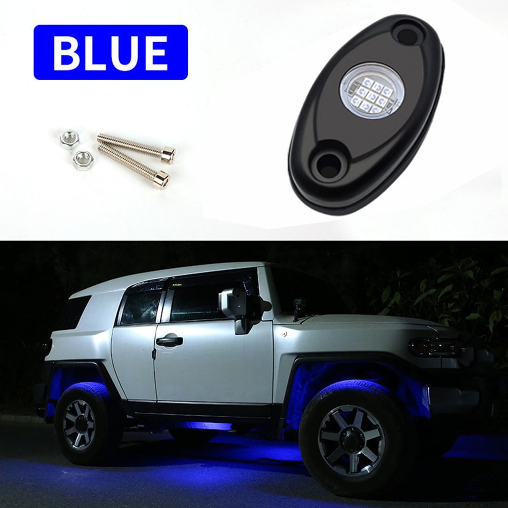 LED Rock Lights For Atv Suv Offroad Truck Yacht Underbody Glow Trail ...