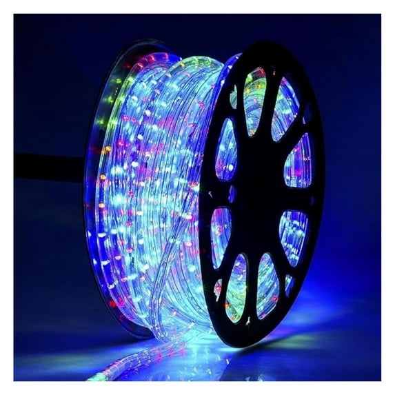 LED Rope Lights Outdoor Waterproof, 50FT RGB Strip Lights, 110V ...