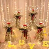 LED Rose Bouquet Luminous Christmas Decorate Gift Decoration Party ...