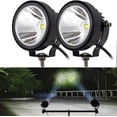 LED Round Driving Fog Lights OffRoad Driving Spot Lights 2Pcs 4 Inch ...