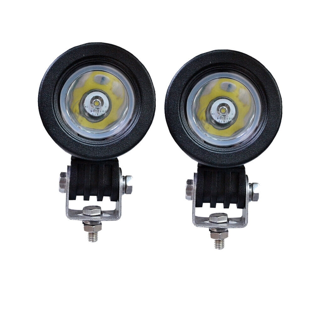 LED Round work light,2inch 10W LED Work Lights 2700LM Triple Row Pod ...