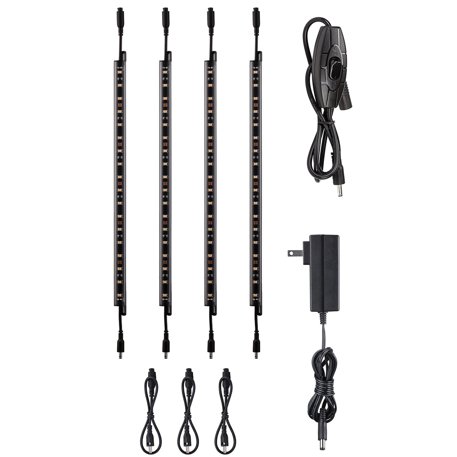 TorchStar LED Safe Lighting Kit for Under Cabinet, Gun Safe, Shelf, 4 ...