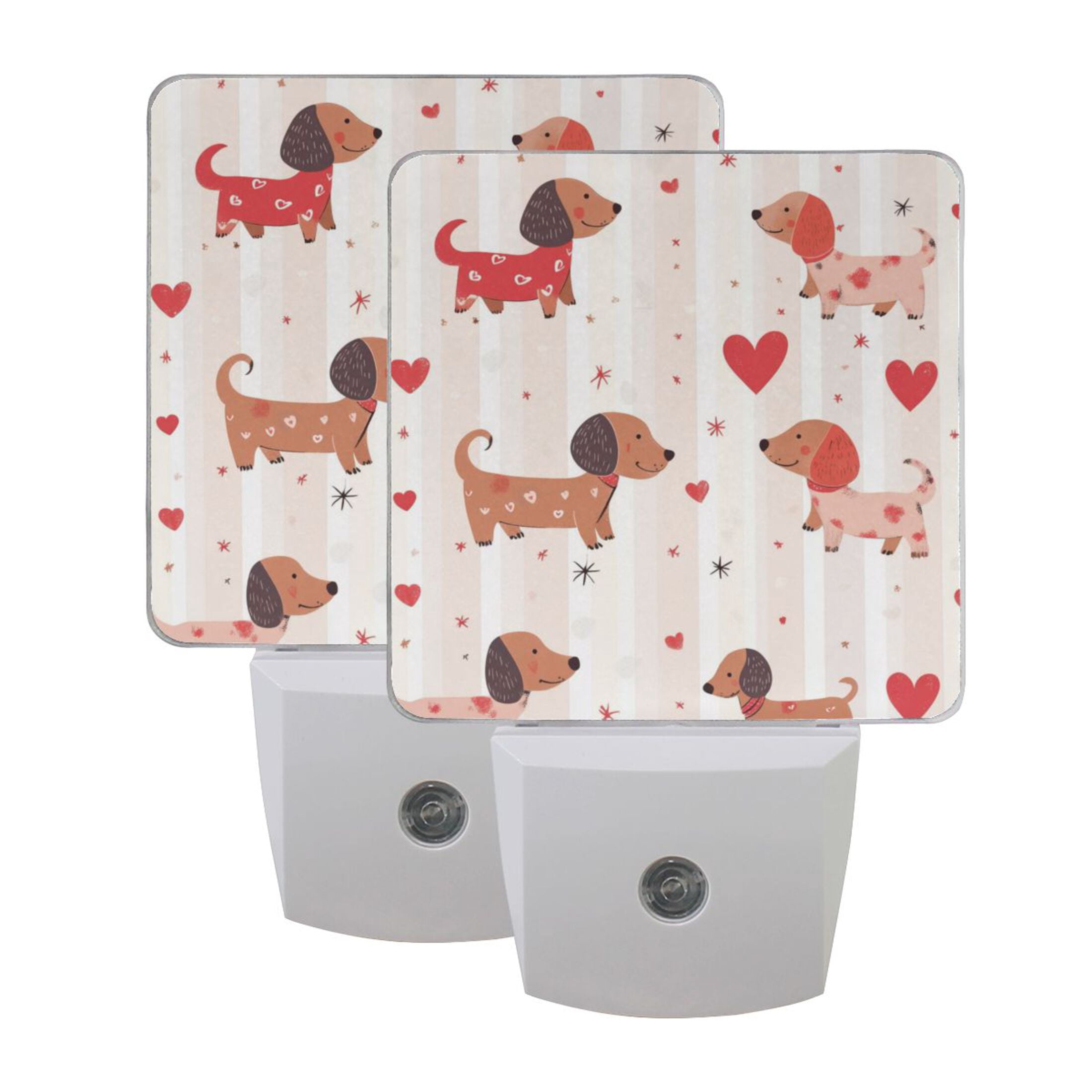 LED Sensor Night Light Dusk to Dawn Auto ON & Off, Plug-in Cute ...