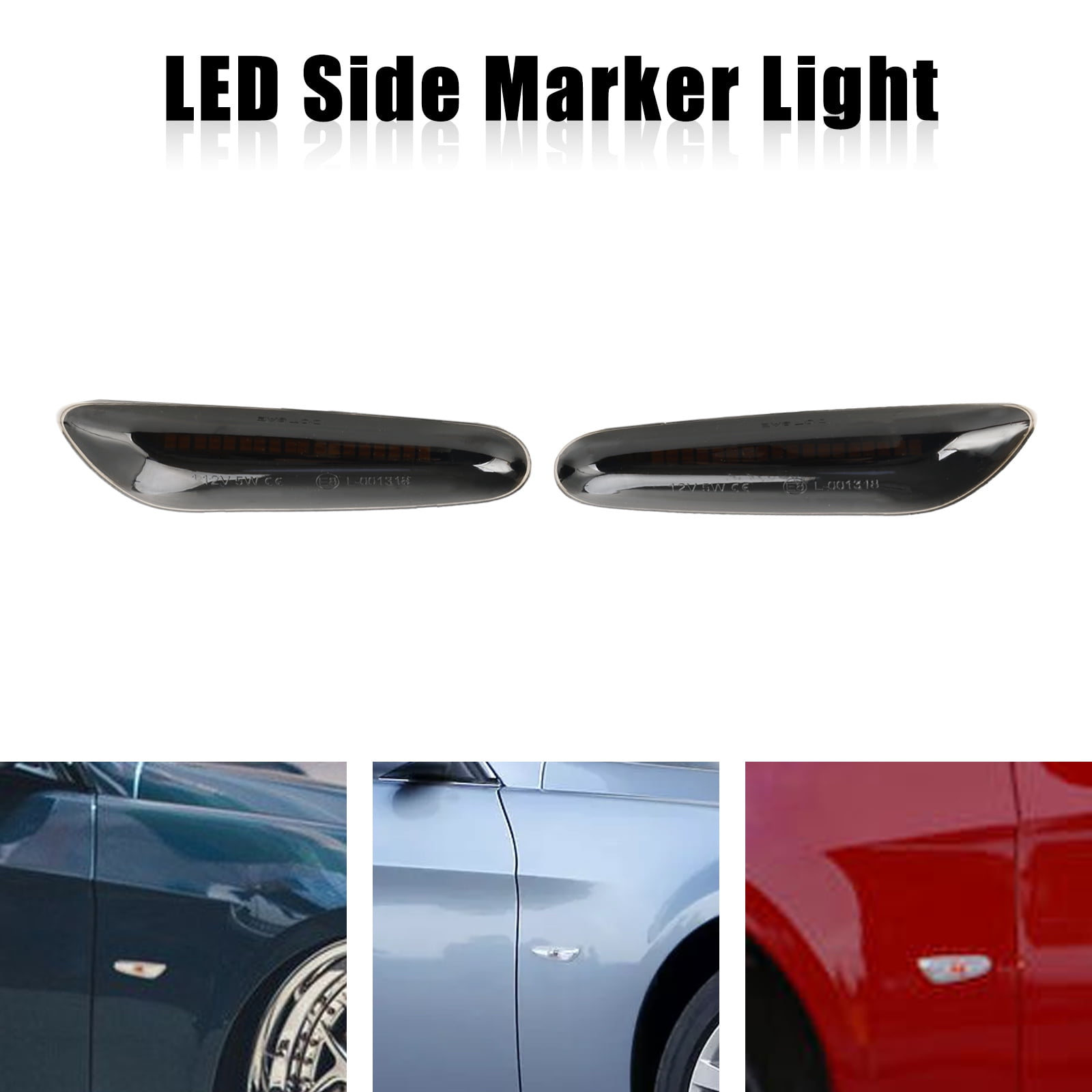 LED Sequential Blinker Side Indicator Turn Signal for BMW E90 E92 E60 ...