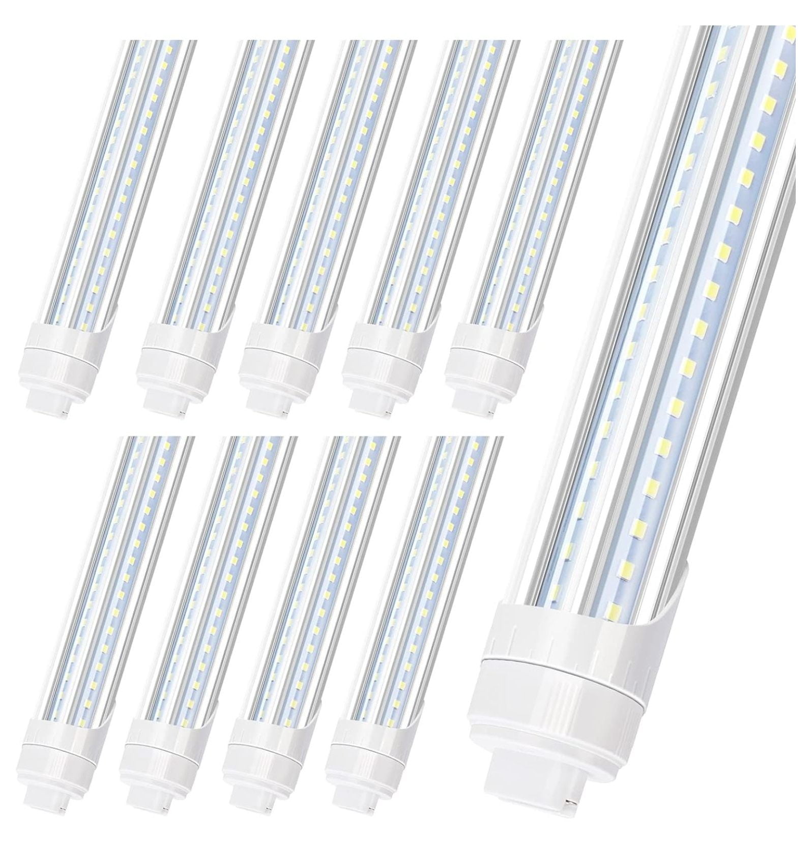 LED Shop Light 8FT Tube, 2 Pin LED Tube Lights, V Shaped, R17D HO ...
