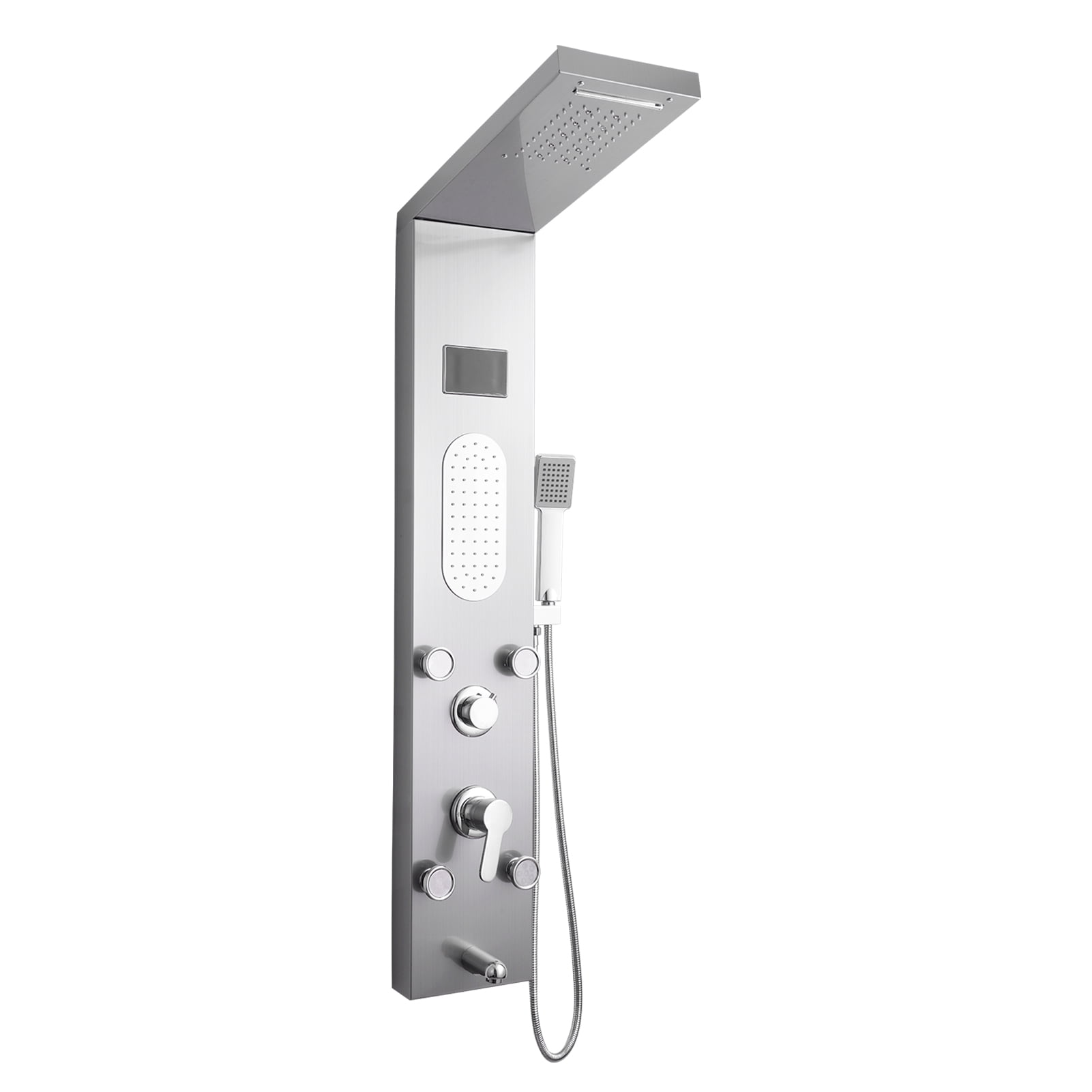 LED Shower Panel | LED Waterfall Rainfall Wall-Mounted Shower Panel ...